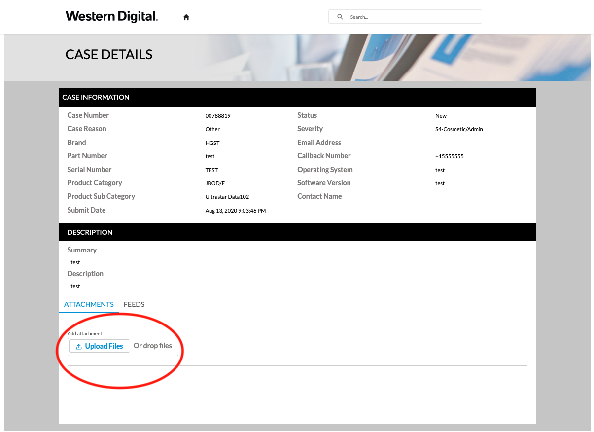 JBOD/JBOF - How to gather logs for support