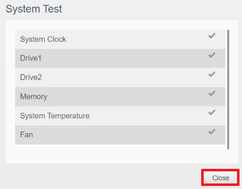 Steps to Perform My Cloud OS 5 Quick, Full, or System Test