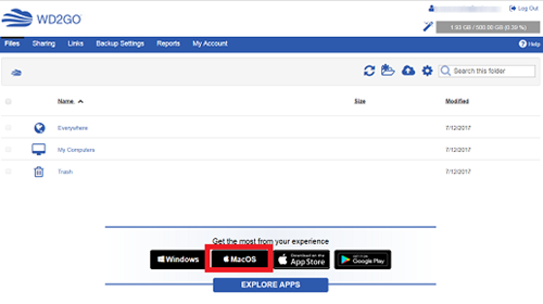 Guía del Usuario de Almacenamiento en la Nube WD2Go™