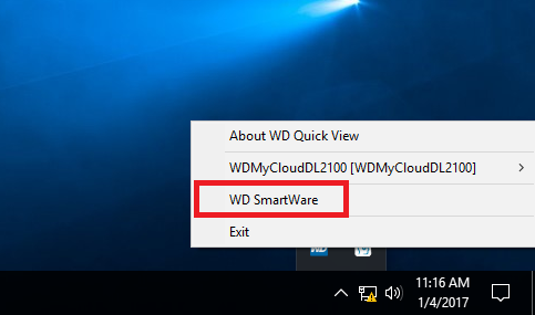 使用WD SmartWare 2.0或更高版本恢复先前备份的内容 | SanDisk