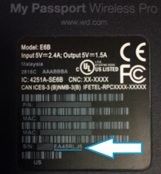 Locate WD Product Code And Serial Number On Windows Or MacOS Computer