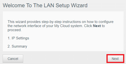 Steps To Configure Static Ip On A My Cloud