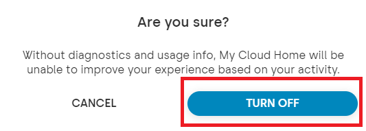 Enable and Disable Analytics For My Cloud Home
