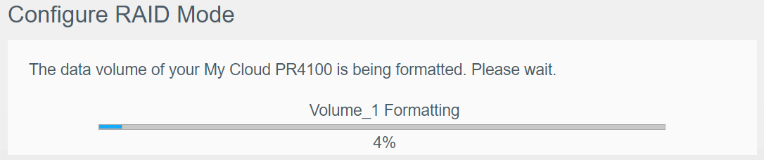 Steps to Encrypting a RAID Volume on My Cloud
