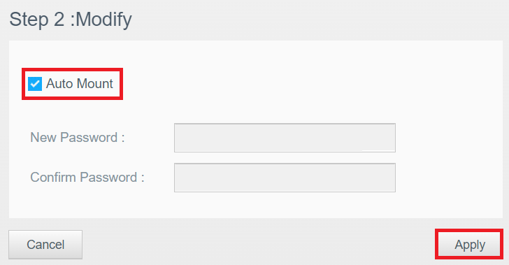 Steps to Encrypting a RAID Volume on My Cloud