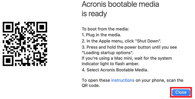 Steps to Create Acronis True Image for Western Digital Rescue Media
