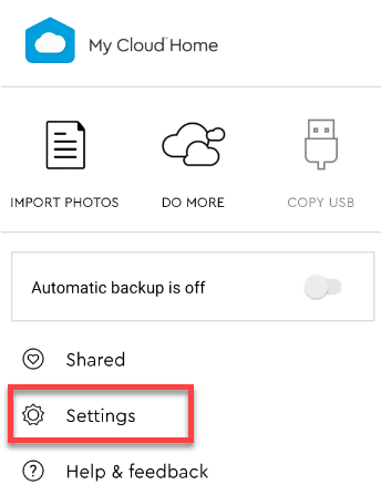 Steps to Rename My Cloud Home