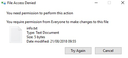 Steps To Resolve Permissions Error When Transferring Files to My Cloud Home from Windows
