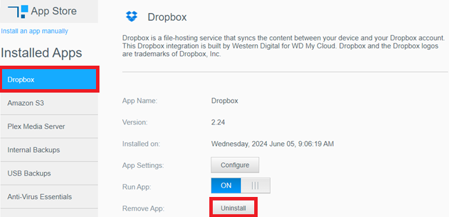 Steps to Resolve Dropbox Third-Party App Stopped or Not Syncing on a My Cloud