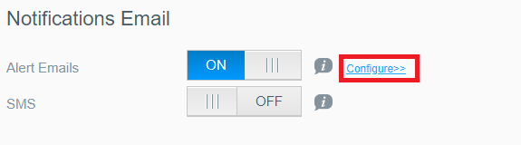 Steps to Configure Email and SMS Notifications on My Cloud OS 5