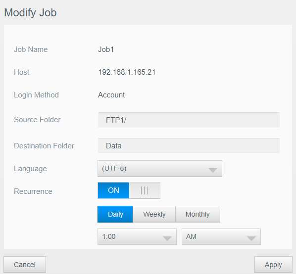 Steps to Install and Configure FTP Downloads Third-Party App on a My Cloud OS 5