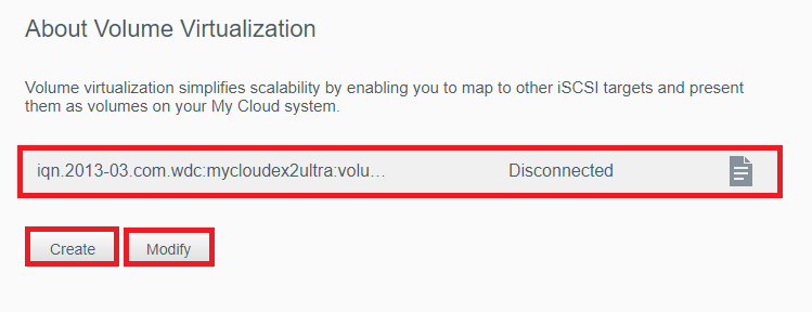 My Cloud: Configure Volume Virtualization | SanDisk
