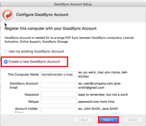Install and Use GoodSync Free or Premium for WD My Cloud