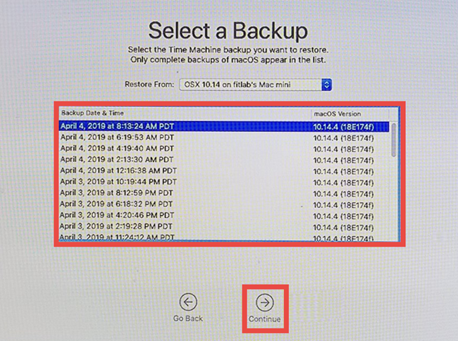 Macos Recover Time Machine Backups Using Macos Recovery Mode
