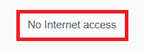 No Internet Access Message on My Cloud OS 5