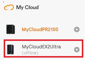 My Cloud OS 5：云访问设备离线