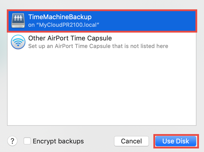 How to Use macOS Time Machine Backups with a My Cloud OS 5