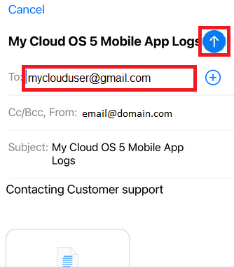 Steps to Collect My Cloud OS 5 Mobile App Logs