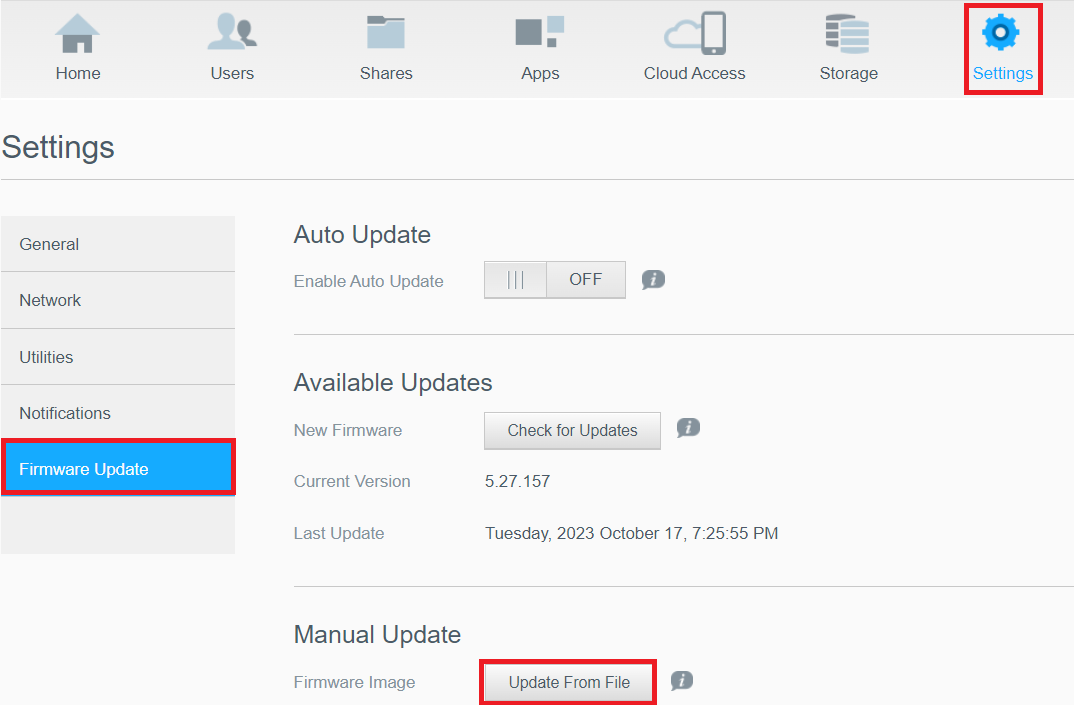 Steps To Update Firmware On My Cloud Os 5 Automatically Or Manually