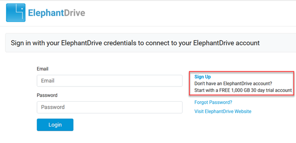 Install and Use ElephantDrive 3rd Party App on a My Cloud Home