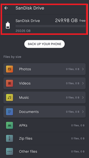 Steps to Use a USB Dual Drive with Memory Zone 1.0 v4 for Android | SanDisk