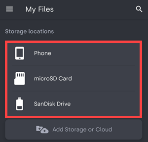 How to Share Files From Storage Using Memory Zone 4.0 for Android