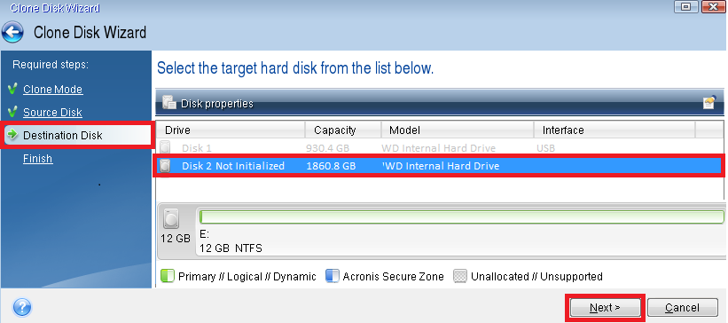 Steps to Clone an Operating System Drive with Acronis True Image for ...
