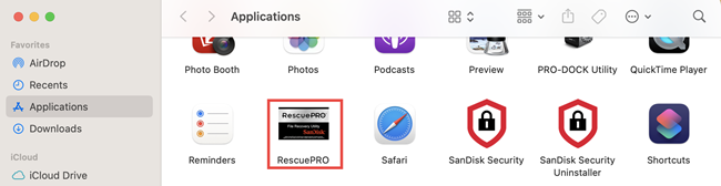 Download and Install RescuePro Data Recovery Software for macOS | SanDisk