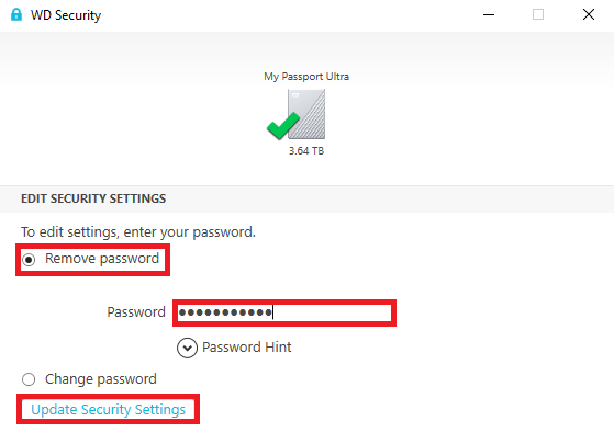 Steps to Remove WD Unlocker