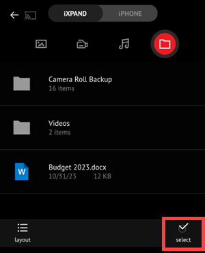 Steps to Secure Files and Folders Using iXpand Drive Mobile App | SanDisk