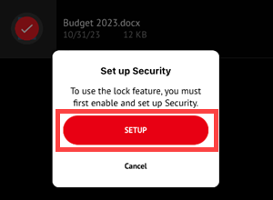 Steps to Secure Files and Folders Using iXpand Drive Mobile App | SanDisk