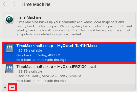 Steps to Remove Time Machine Backup