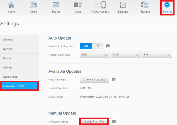 Steps to Manually Update WD My Cloud OS 3 Firmware