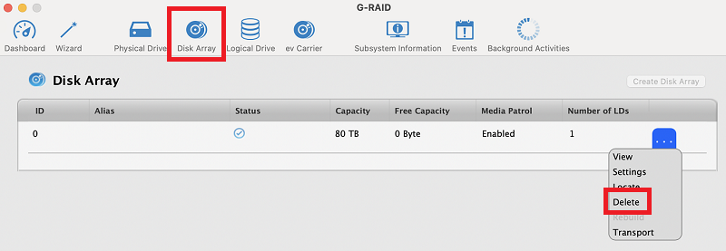 Steps to Configure G-RAID SHUTTLE Disk Array (RAID)