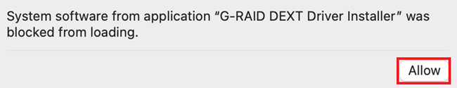 Steps to Install macOS Driver for G-RAID SHUTTLE