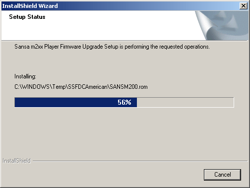 Atualizar o firmware do Sansa série m200 | Sandisk