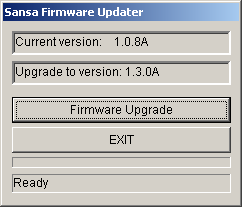 Aggiornamento del firmware del Sansa m200 | Sandisk