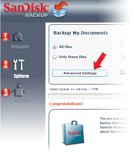 配置SanDisk Backup | Sandisk