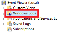 Steps to Collect Microsoft Event Viewer Logs
