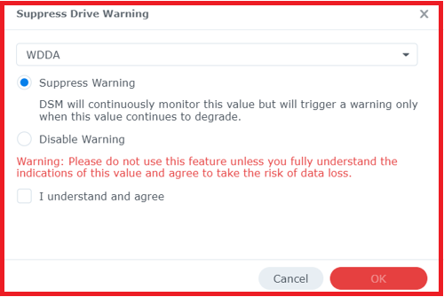 Steps to Suppress or Disable WDDA Warning Messages in Synology ...