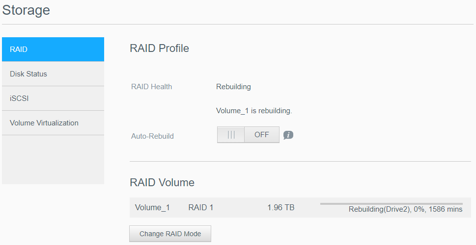 Steps to Manually Rebuild a My Cloud OS 5 RAID