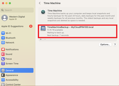 How to Use macOS Time Machine Backups with a My Cloud OS 5