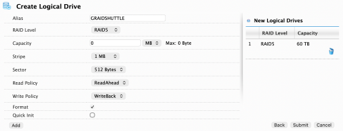 Steps to Configure G-RAID SHUTTLE Disk Array (RAID)