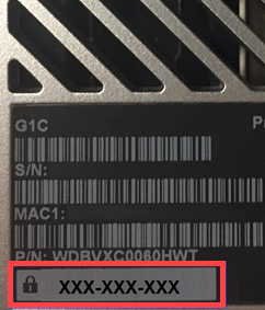 My Cloud Home 9 Digit Activation Code Locations