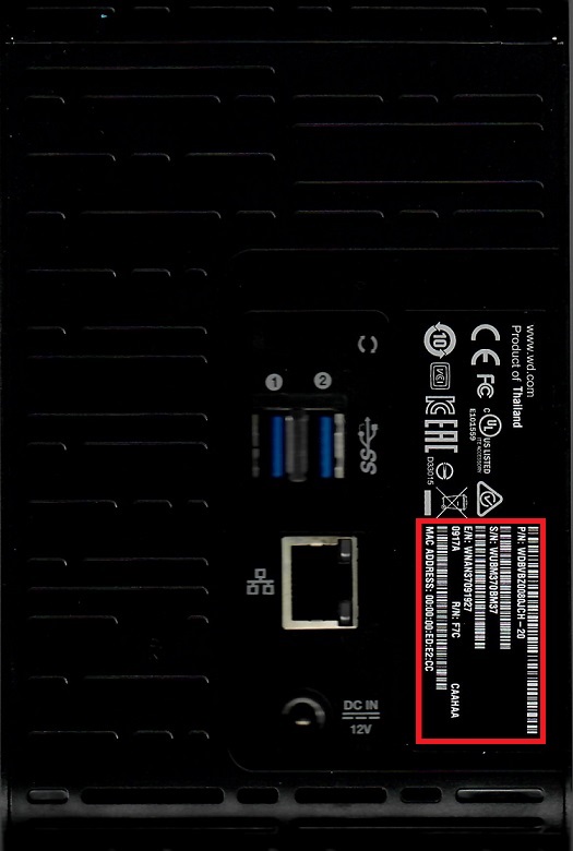 Find Western Digital and WD Serial and Product Numbers