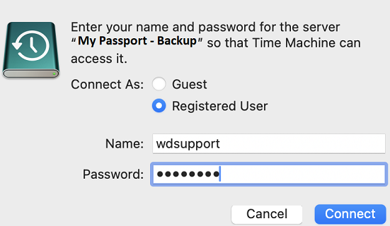 Time Machine Is Not Accepting the Password on macOS for an External Drive